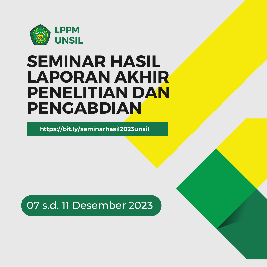 Seminar Hasil Laporan Akhir Penelitian dan Pengabdian – LPPM